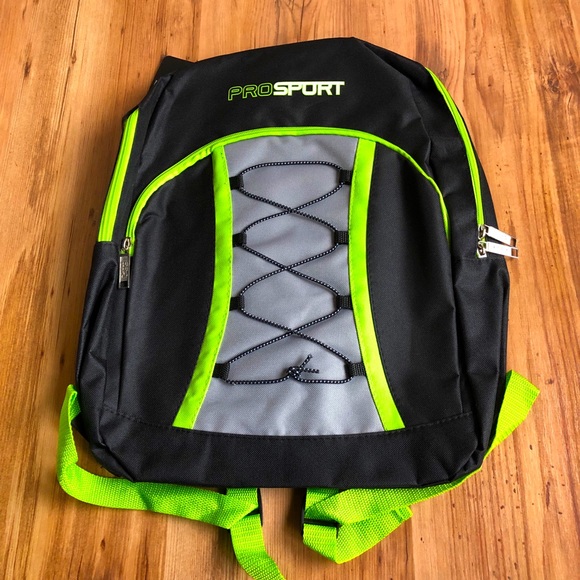 PROSPORT | Accessories | New Kids Backpack Black Green | Poshmark